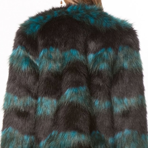 Forever 21 | Jackets & Coats | Two Tone Faux Fur Coat | Poshmark